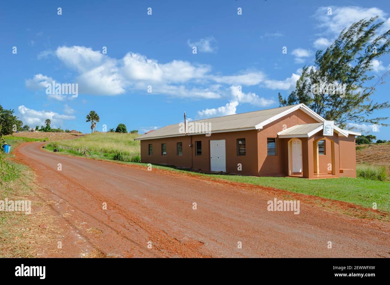 Small Church At The Roadside Stock Photo - Alamy