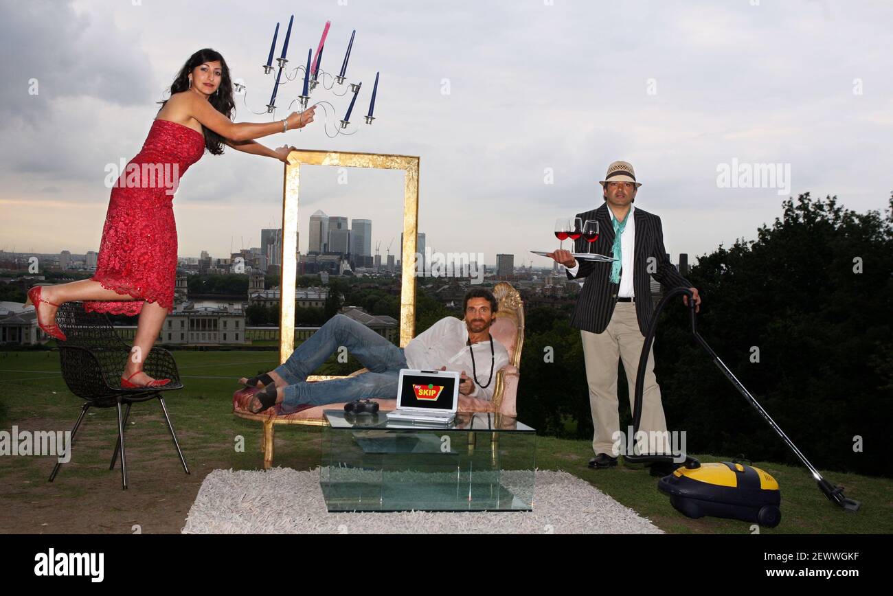 Directors of myskip.com (L-R) May Al-karooni, Gary Cope and Julian De ...