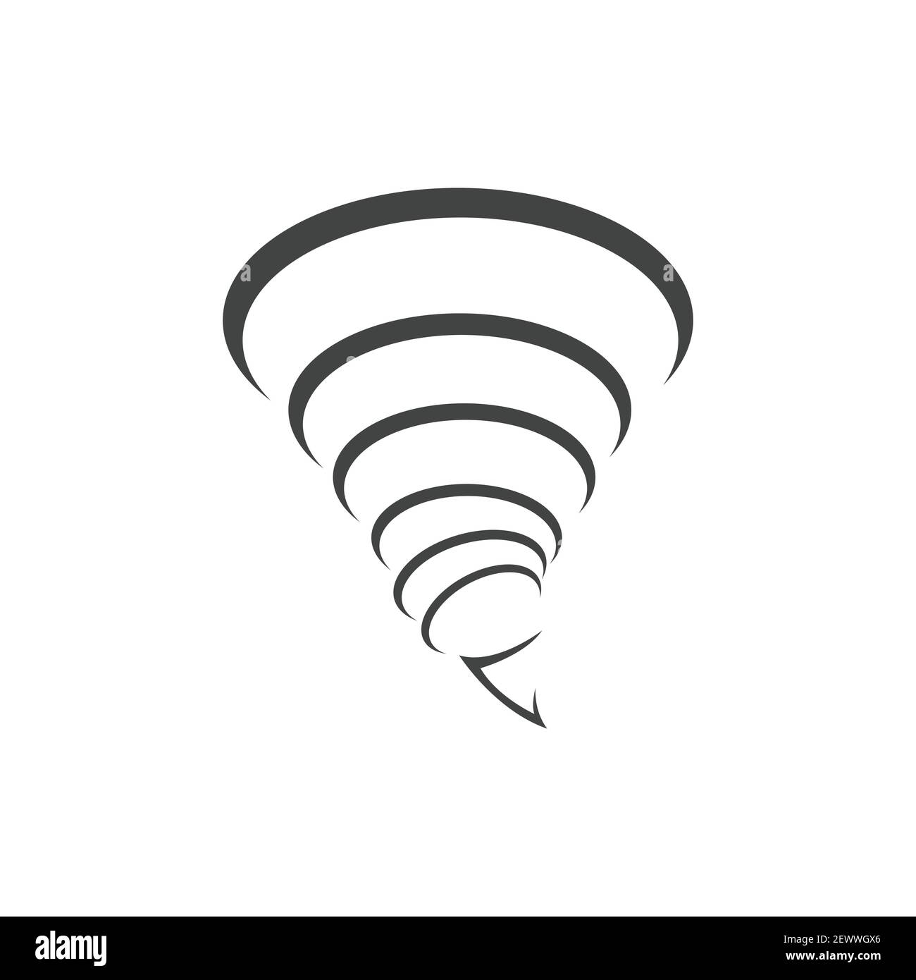 Tornado and cyclone logo symbol vector illustration design Stock Vector ...