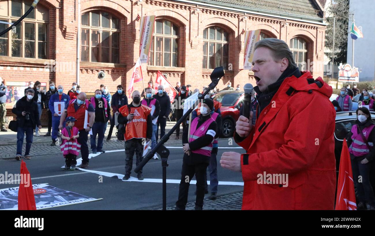 Jan Otto, Warnstreik der Mitarbeiter von SIEMENS energy und der IG ...