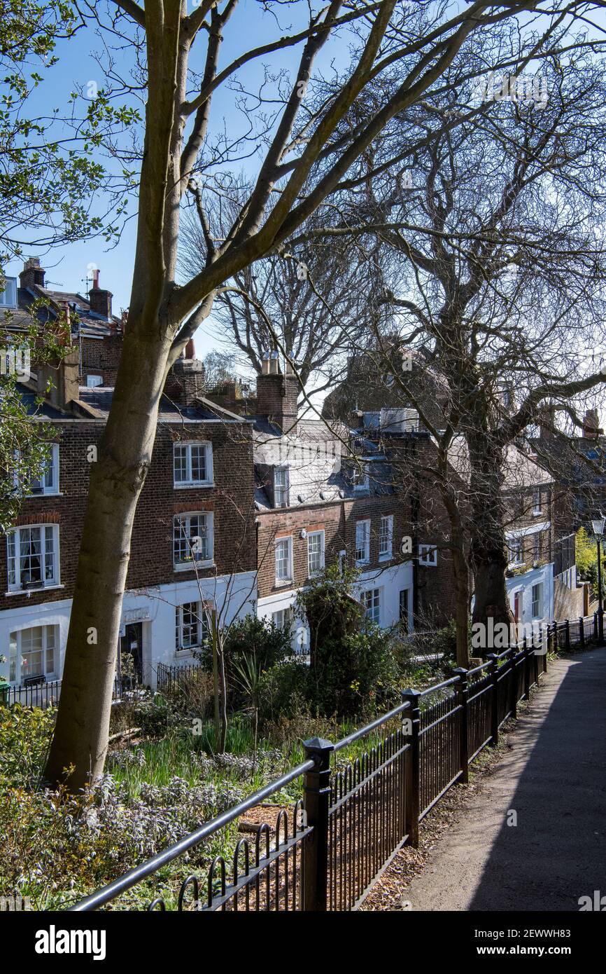 Hampstead village street hi-res stock photography and images - Alamy