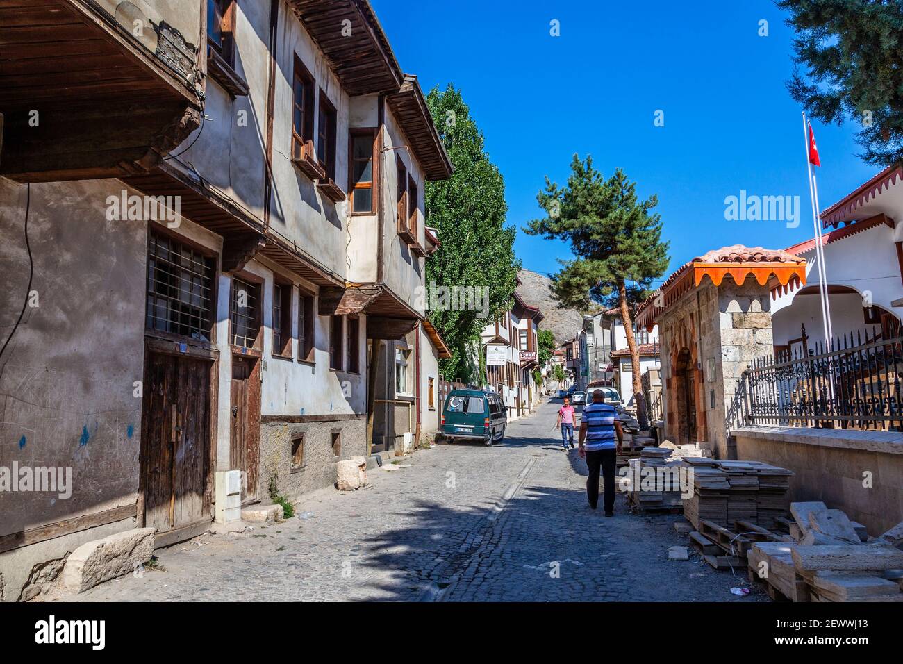 Turkey, civil architecture of the historic houses in the town of Tokat ...