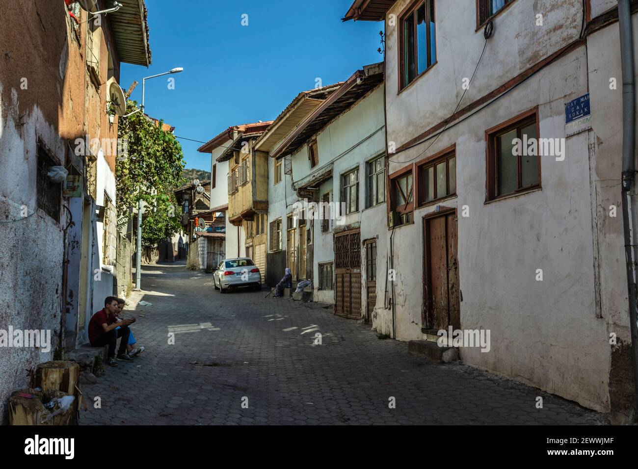 Turkey, civil architecture of the historic houses in the town of Tokat ...