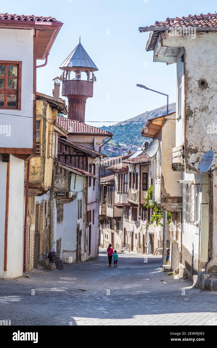 Turkey, civil architecture of the historic houses in the town of Tokat ...