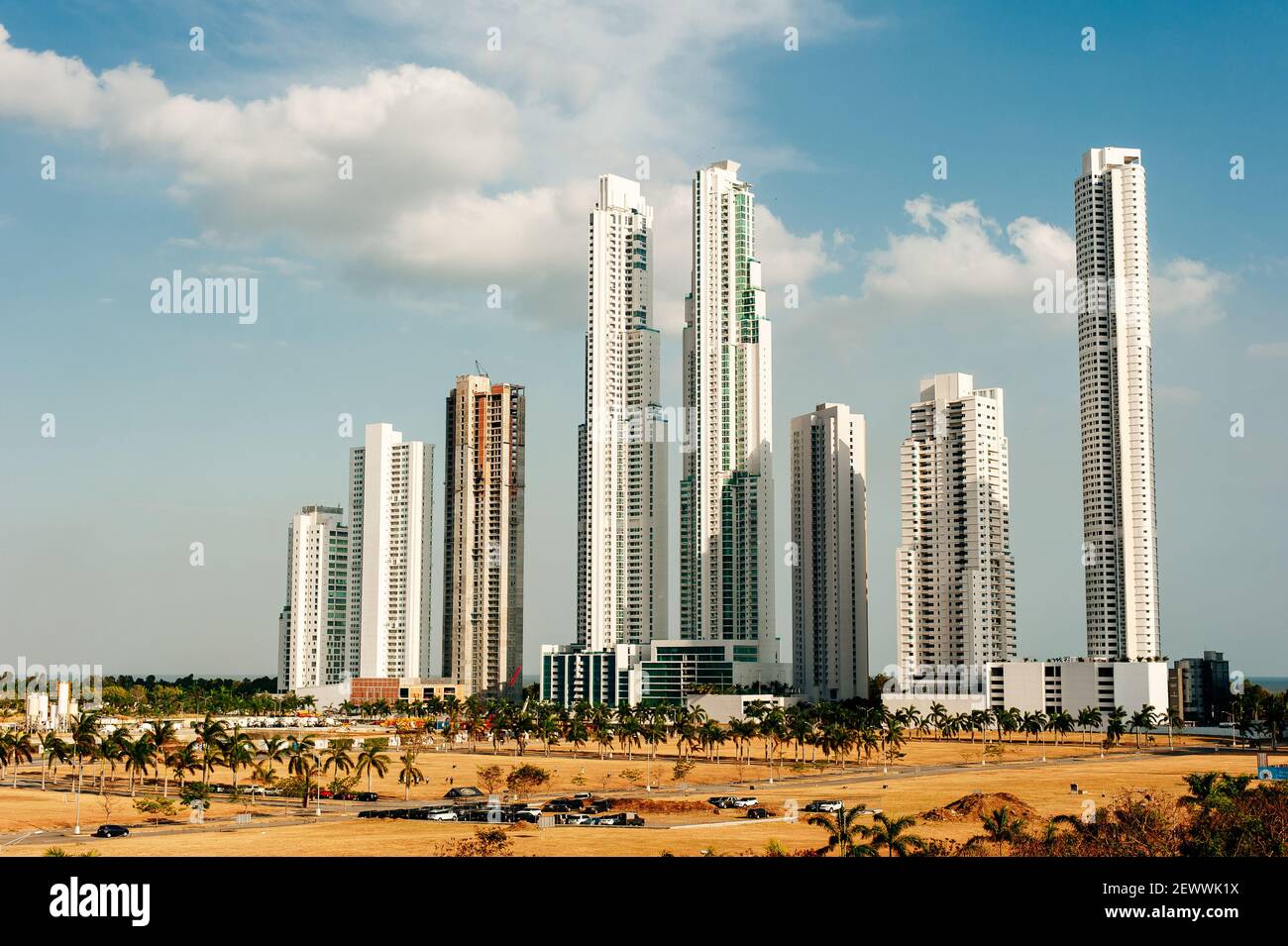 Modern skyscrapers in Panama City Stock Photo - Alamy