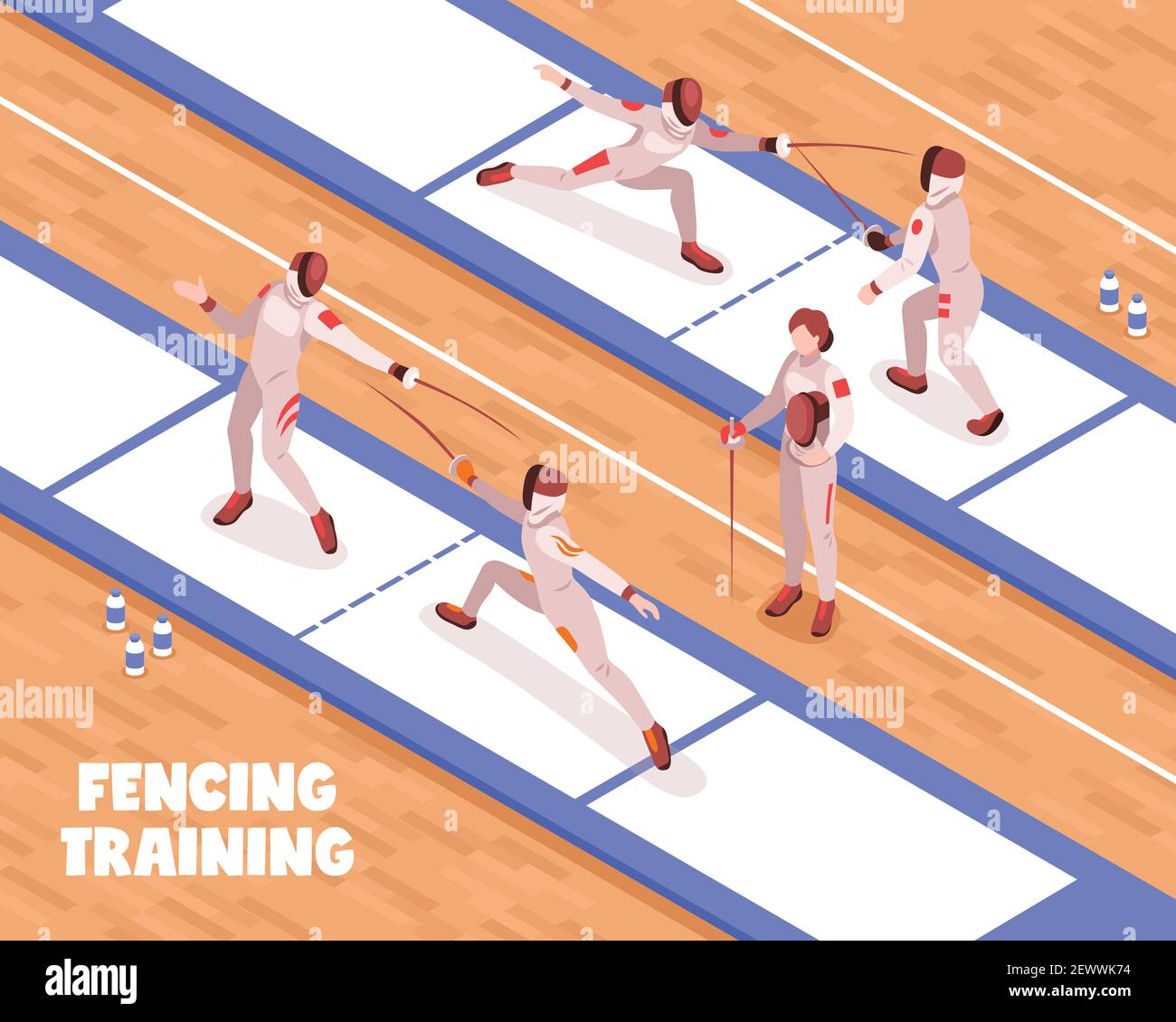 Learn fencing Stock Vector Images - Alamy