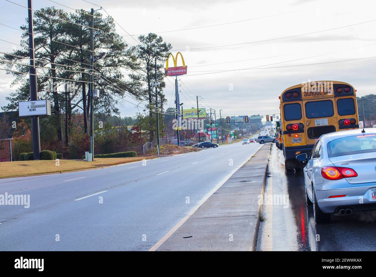 Russia school bus hi-res stock photography and images - Alamy
