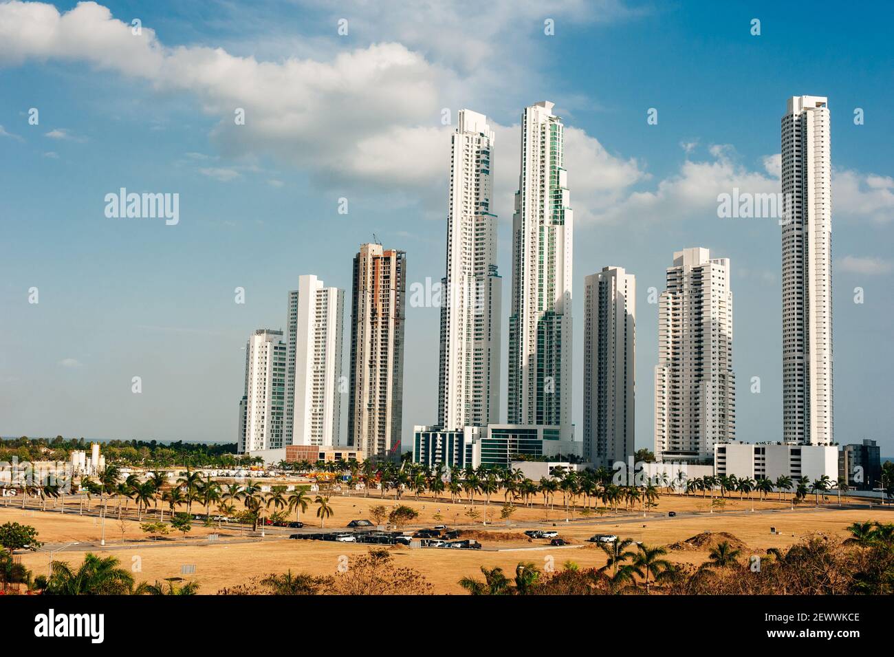 Modern skyscrapers in Panama City Stock Photo - Alamy