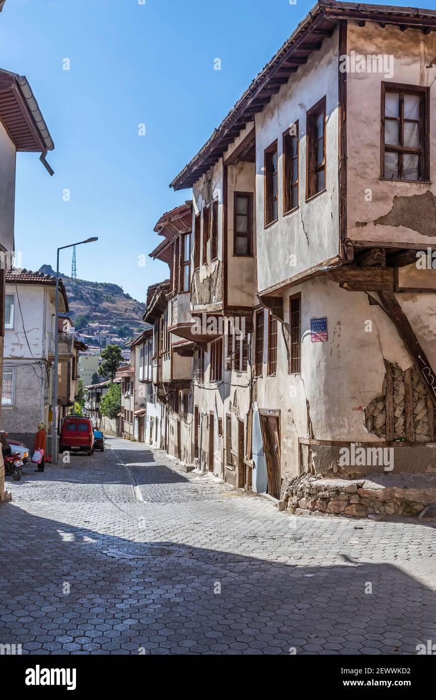 Turkey, civil architecture of the historic houses in the town of Tokat ...
