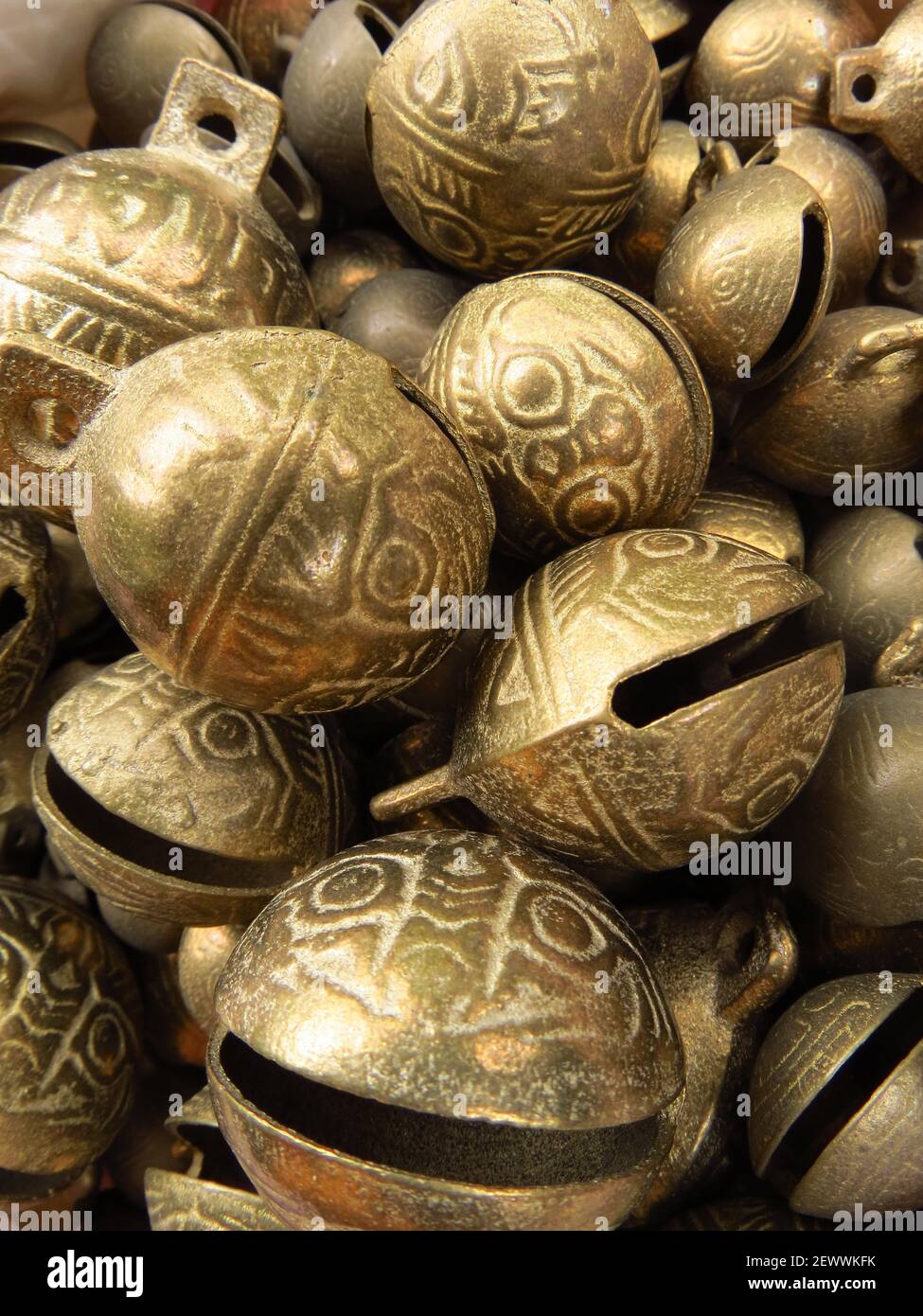 Tibetan gold bowls hi-res stock photography and images - Alamy
