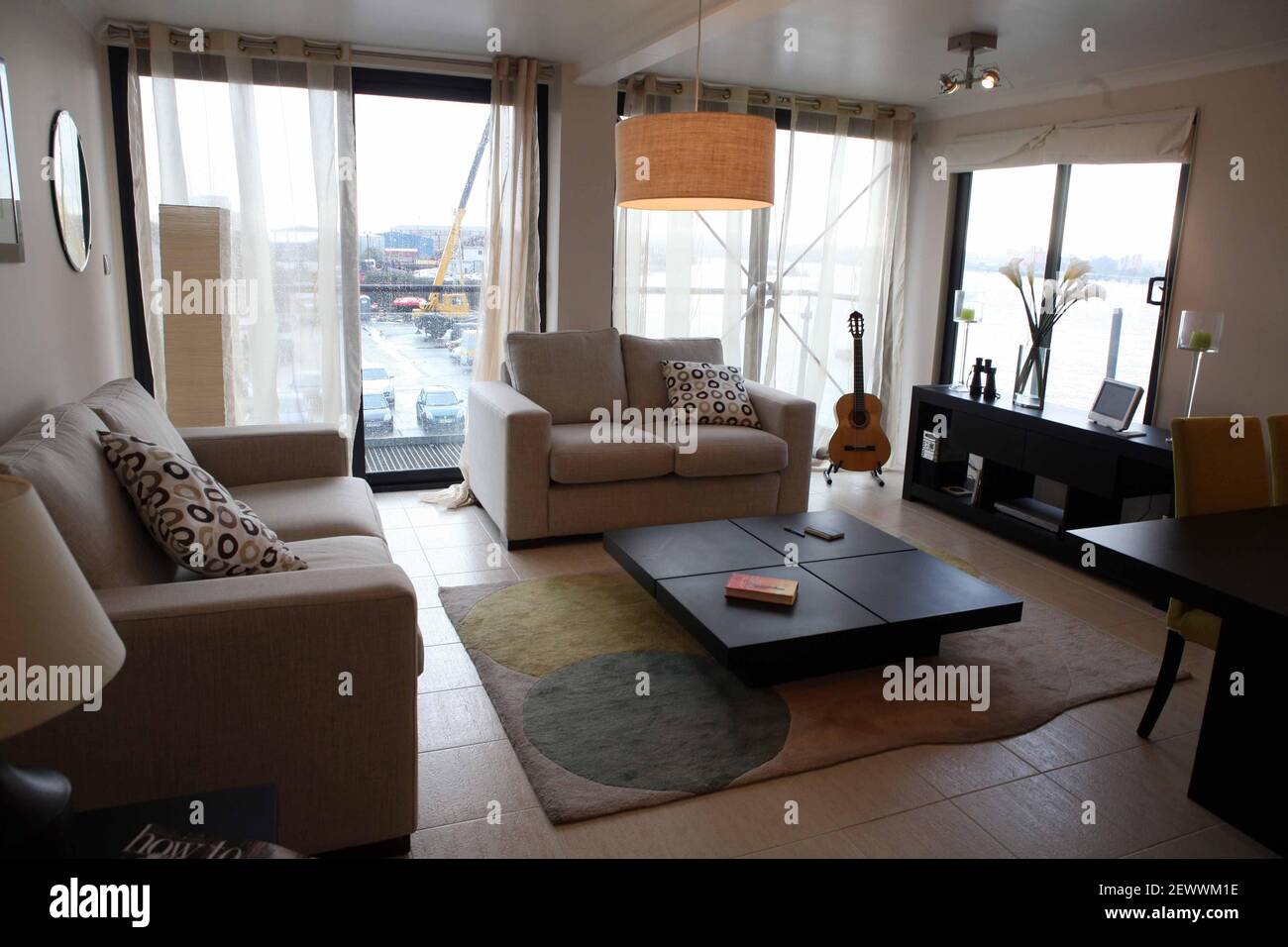 Ian Robert Felton at home in his container flat in east London pic ...