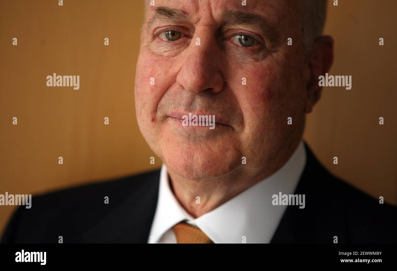 Jules B. Kroll, founder and chairman of KROLL in their London office ...