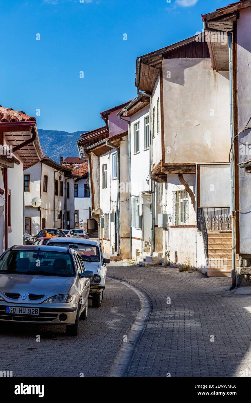 Turkey, civil architecture of the historic houses in the town of Tokat ...
