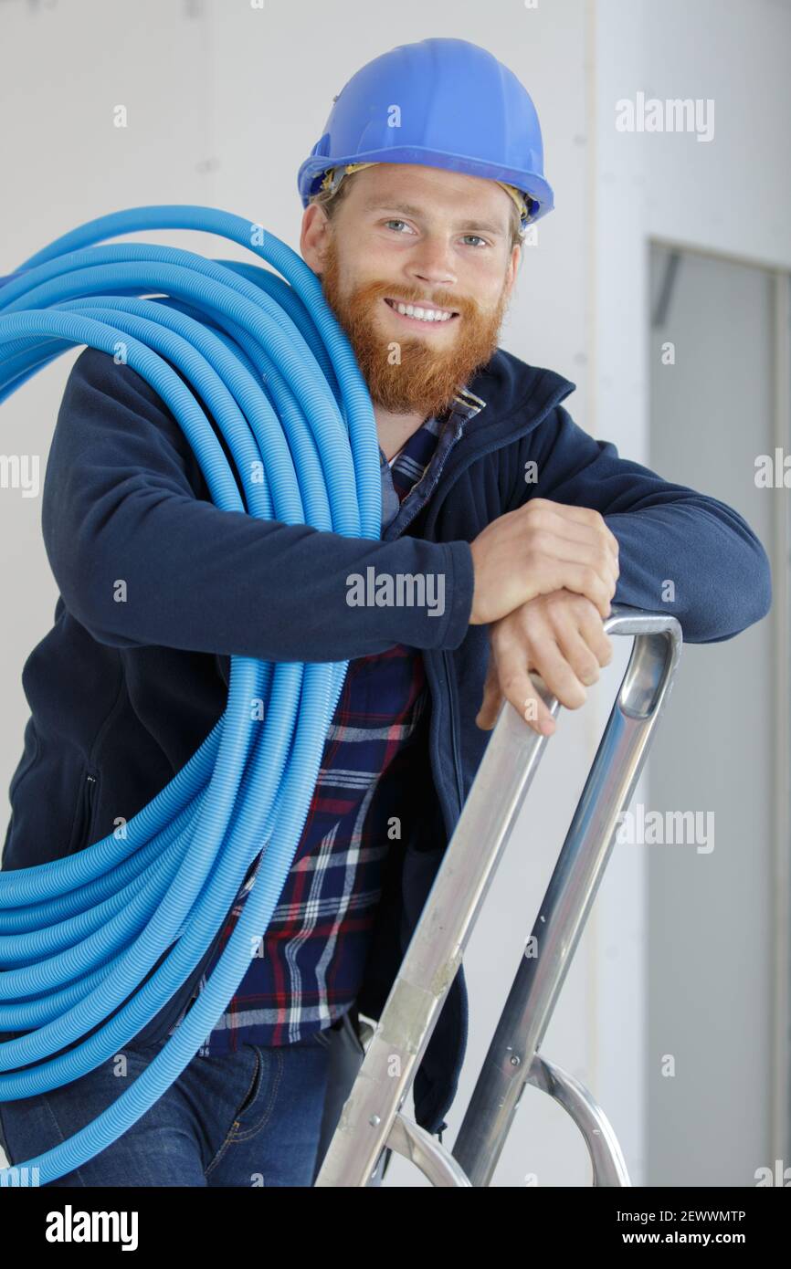 Flexible ladder hi-res stock photography and images - Alamy