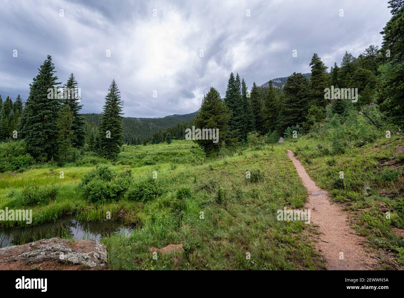 Meadows trail hi-res stock photography and images - Alamy
