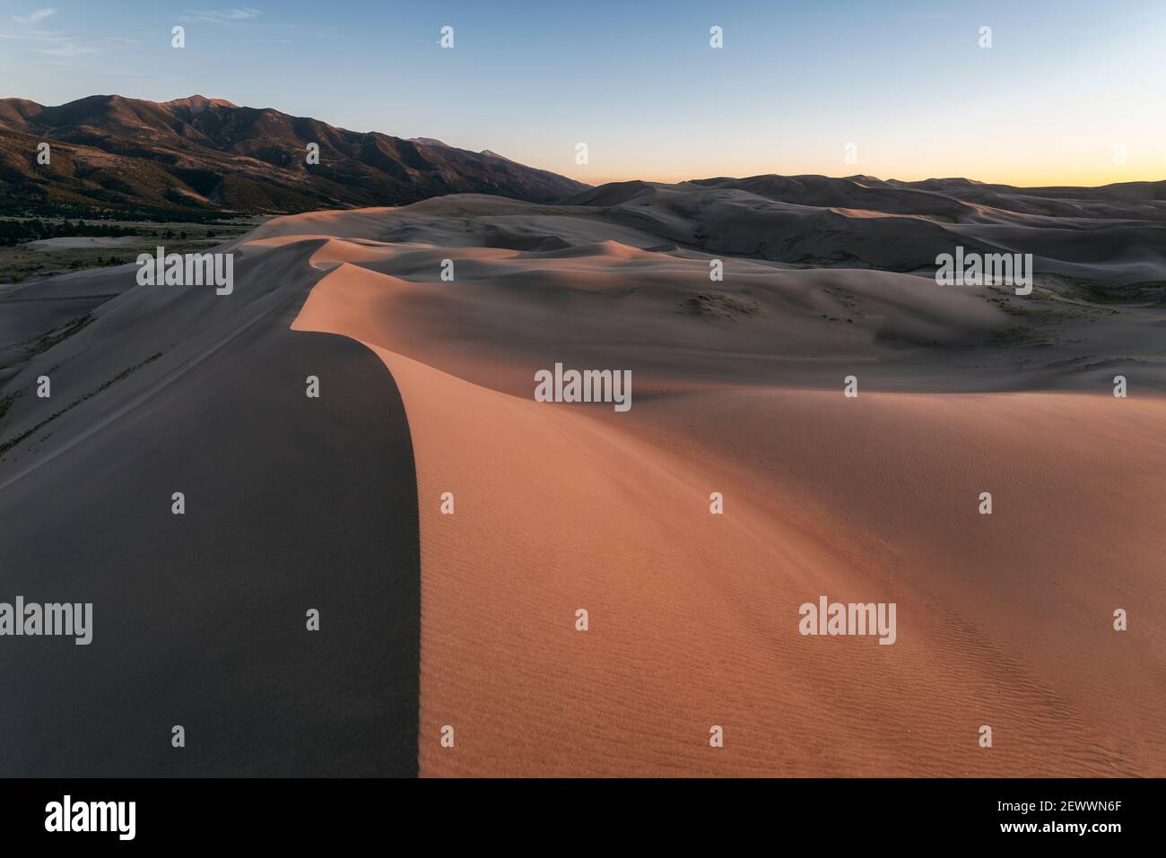 Desert Landscape in Great Sand Dunes National Park Stock Photo - Alamy