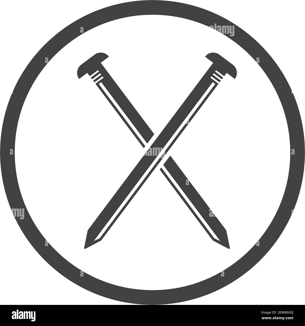 Silver woman head vector Cut Out Stock Images & Pictures - Alamy