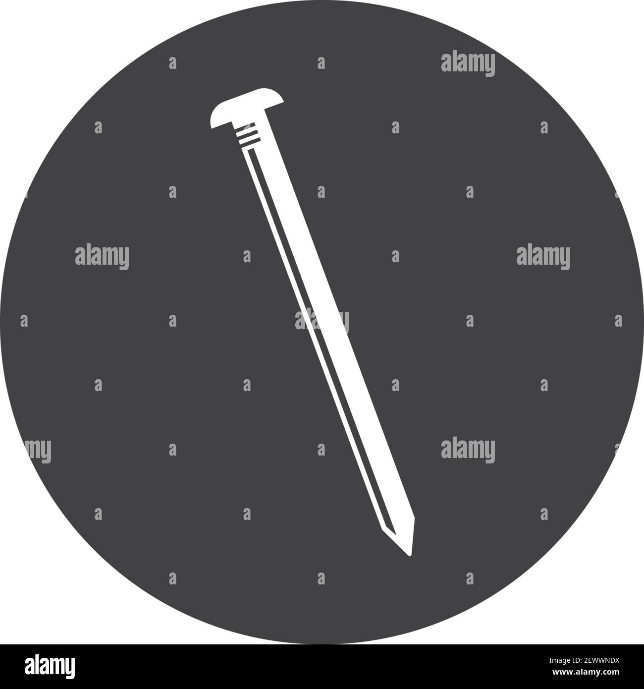 Silver woman head vector Cut Out Stock Images & Pictures - Alamy