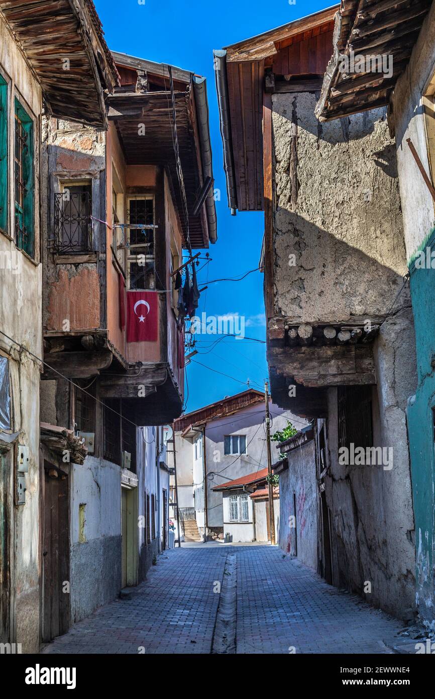 Turkey, civil architecture of the historic houses in the town of Tokat ...