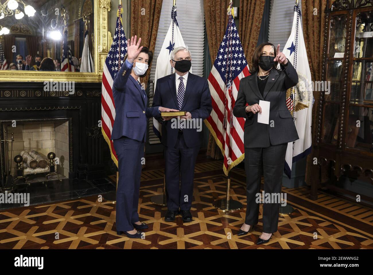 Washington, United States. 03rd Mar, 2021. Vice President Kamala Harris ...