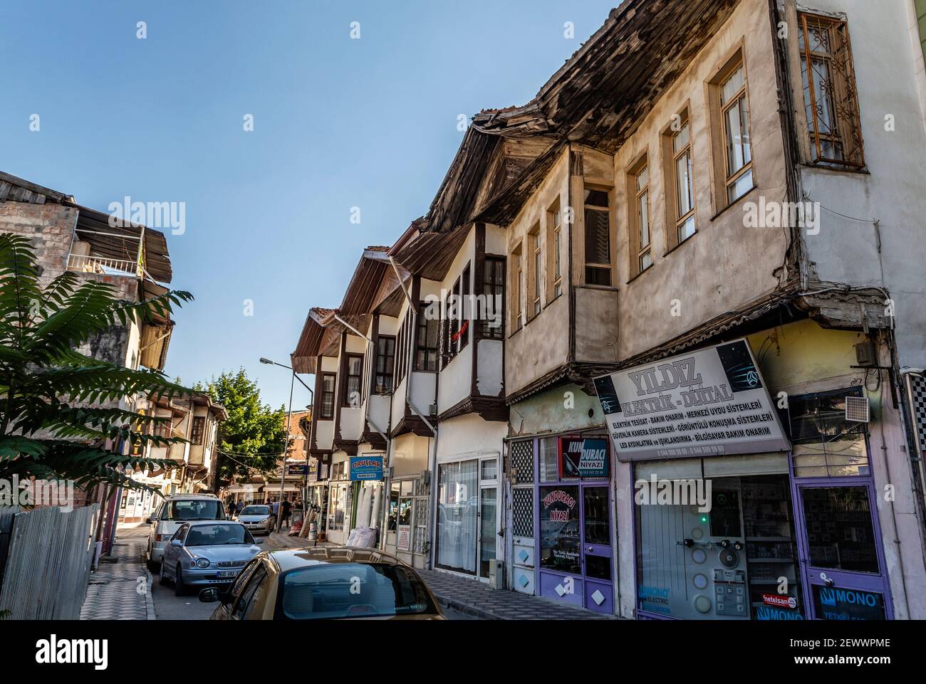 Turkey, civil architecture of the historic houses in the town of Tokat ...