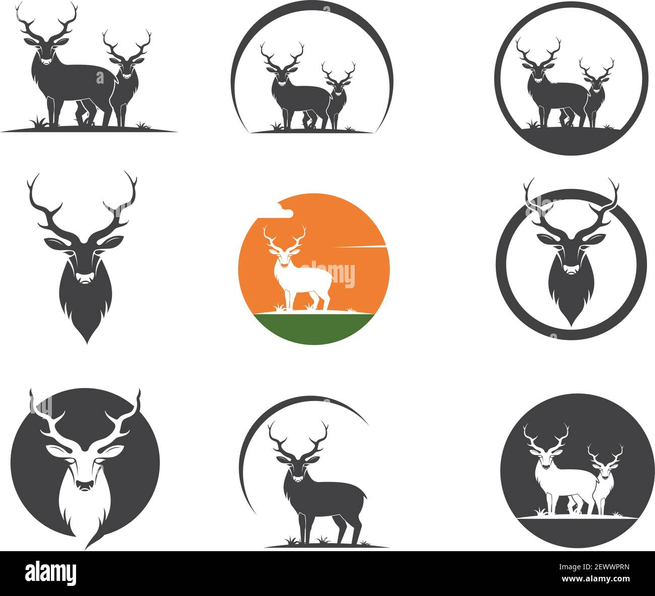 Black fallow Stock Vector Images - Alamy