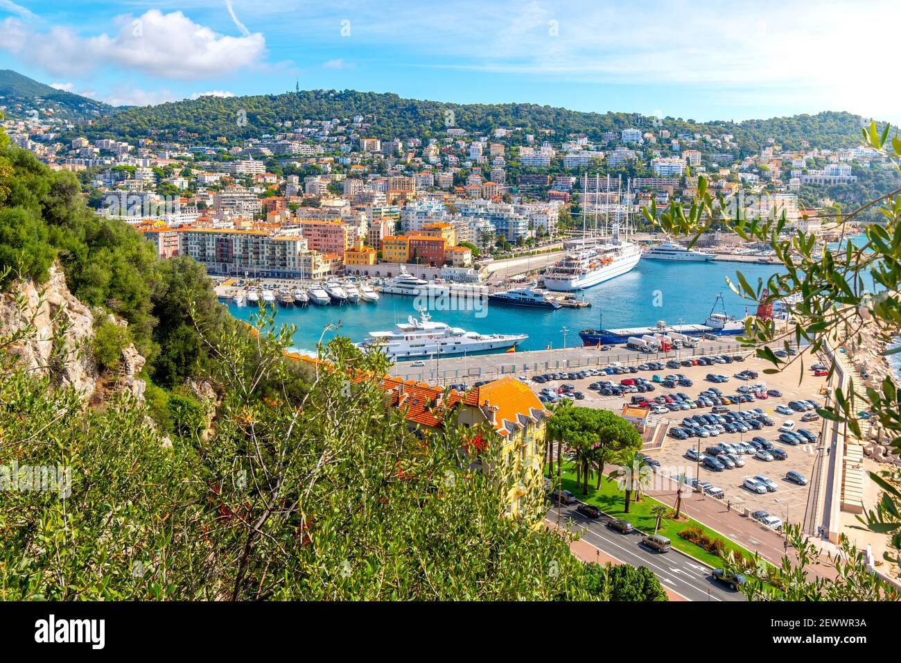 Nice riviera france aerial hi-res stock photography and images - Alamy