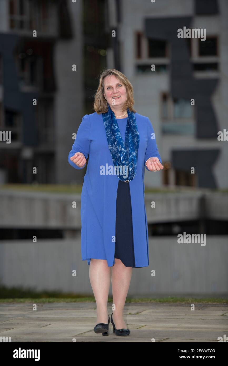 Michelle ballantyne scottish parliament backdrop hi-res stock ...