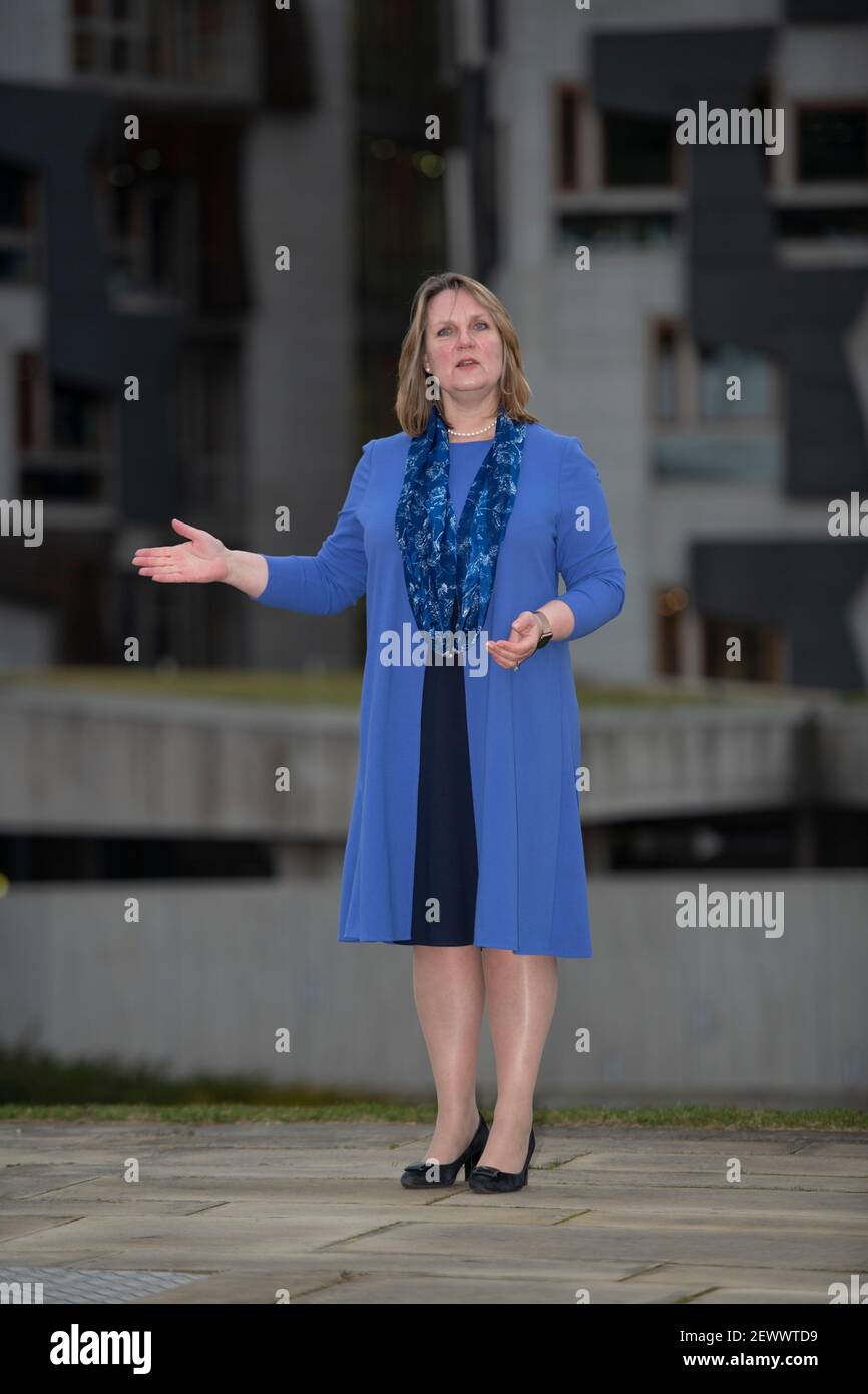 Michelle ballantyne scottish parliament backdrop hi-res stock ...