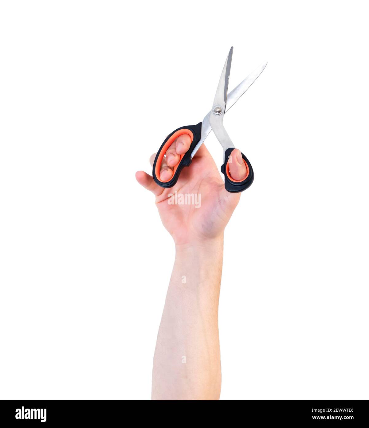 Mans hand holding stainless hi-res stock photography and images - Alamy