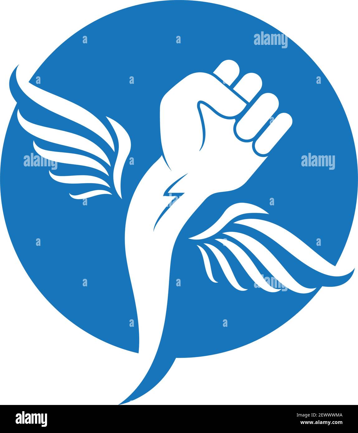 Finger with wings Stock Vector Images - Alamy