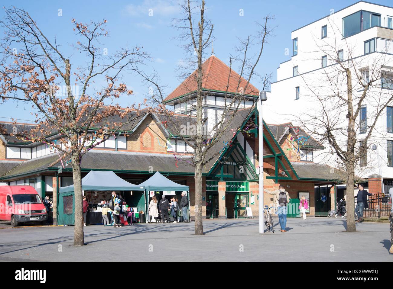 Morrisons Supermarket 1 High Street Acton Stock Photo - Alamy
