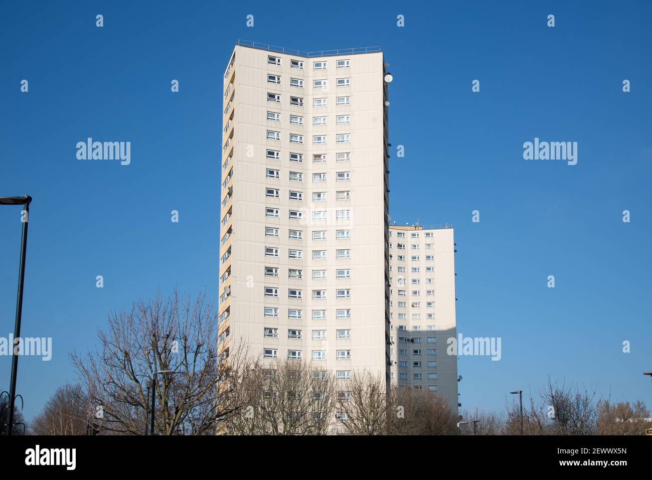 Rufford Steyne Tower Lexden Road Acton Stock Photo - Alamy