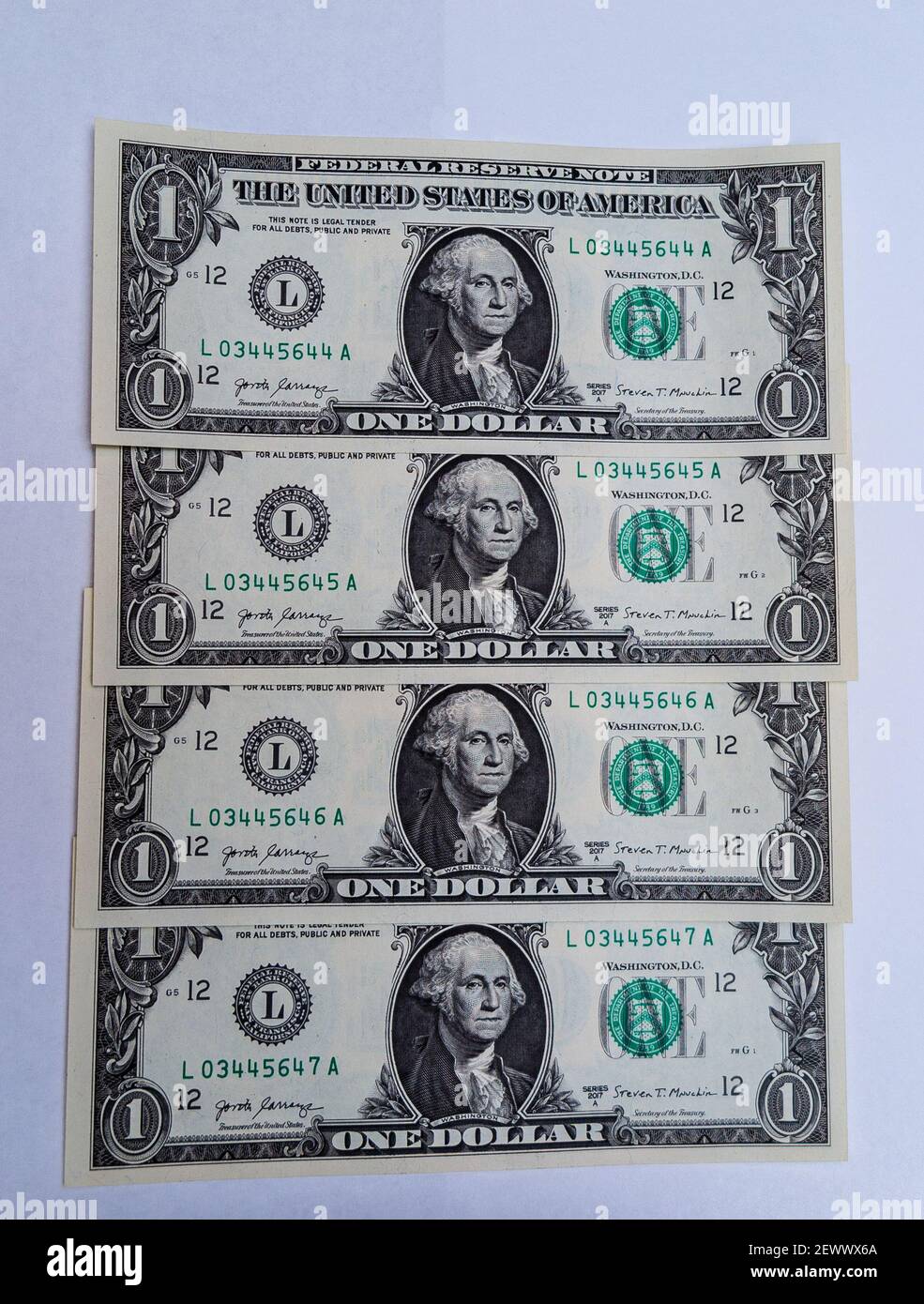 Consecutive serial number hi-res stock photography and images - Alamy