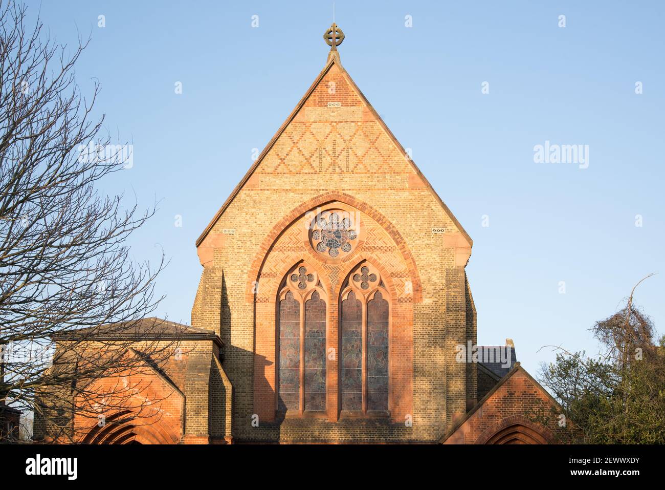 St. Matthew's Church Ealing by Alfred Jowers Edward Wood Stock Photo ...