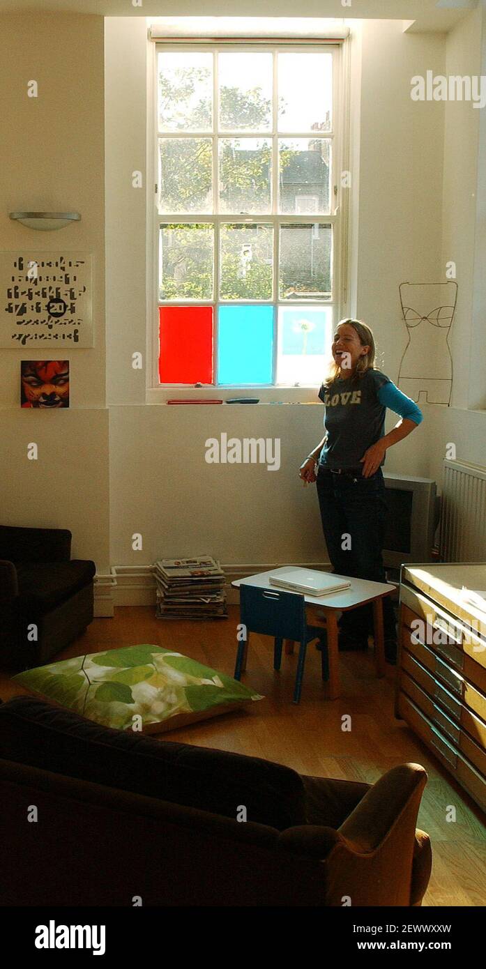 AT HOME WITH ELLA DORAN IN HER FLAT IN A CONVERTED HACKNEY SCHOOL.20/10 ...