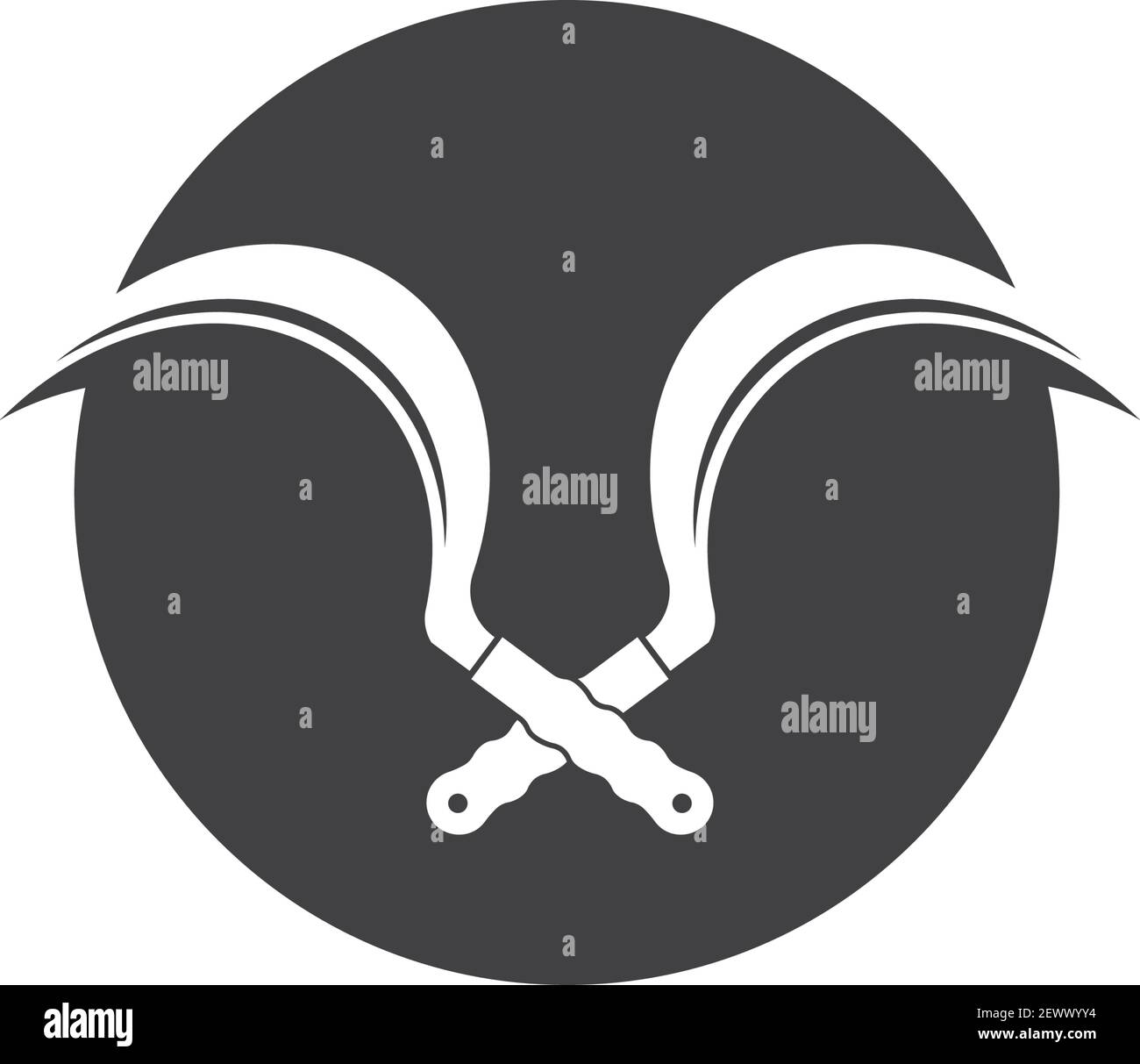 Hammer and sickle logo Cut Out Stock Images & Pictures - Alamy