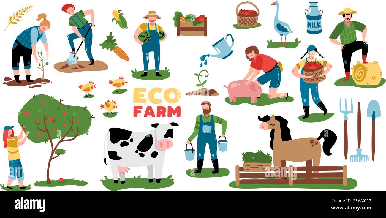 Farmer images Stock Vector Images - Alamy