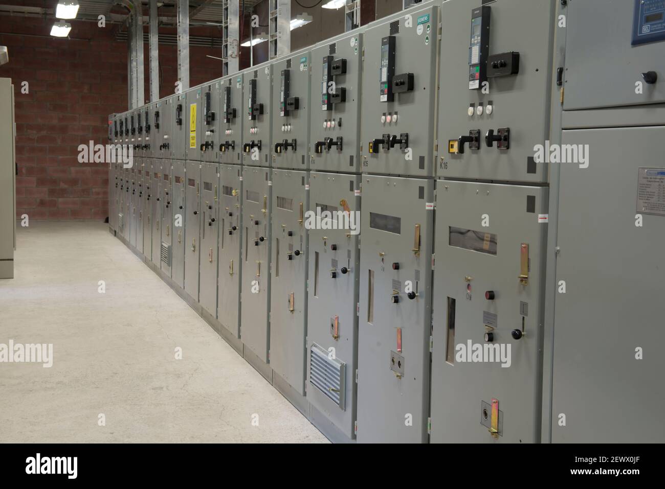 Power Substation Control Room