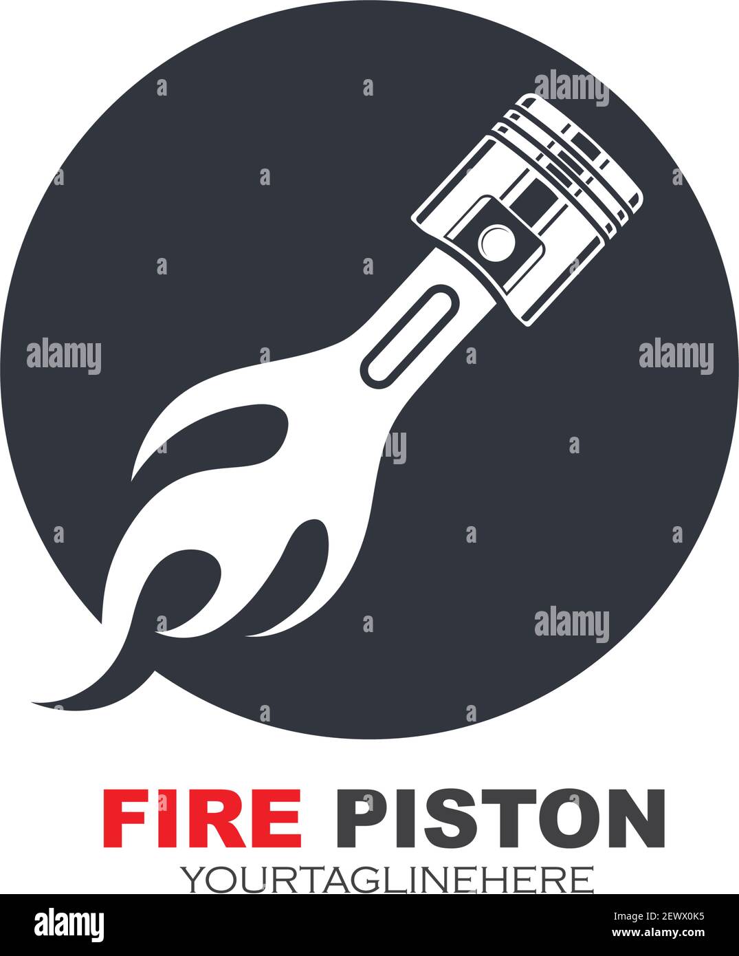 Fire pistons Stock Vector Images - Alamy
