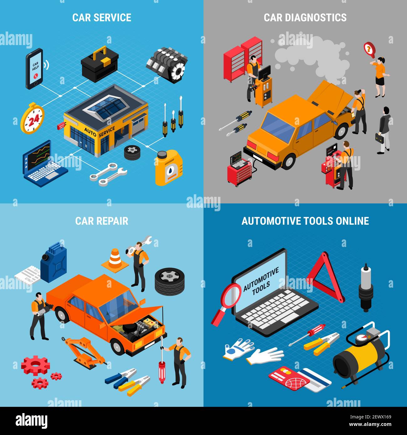 Oil industry isometric icons set hi-res stock photography and images ...