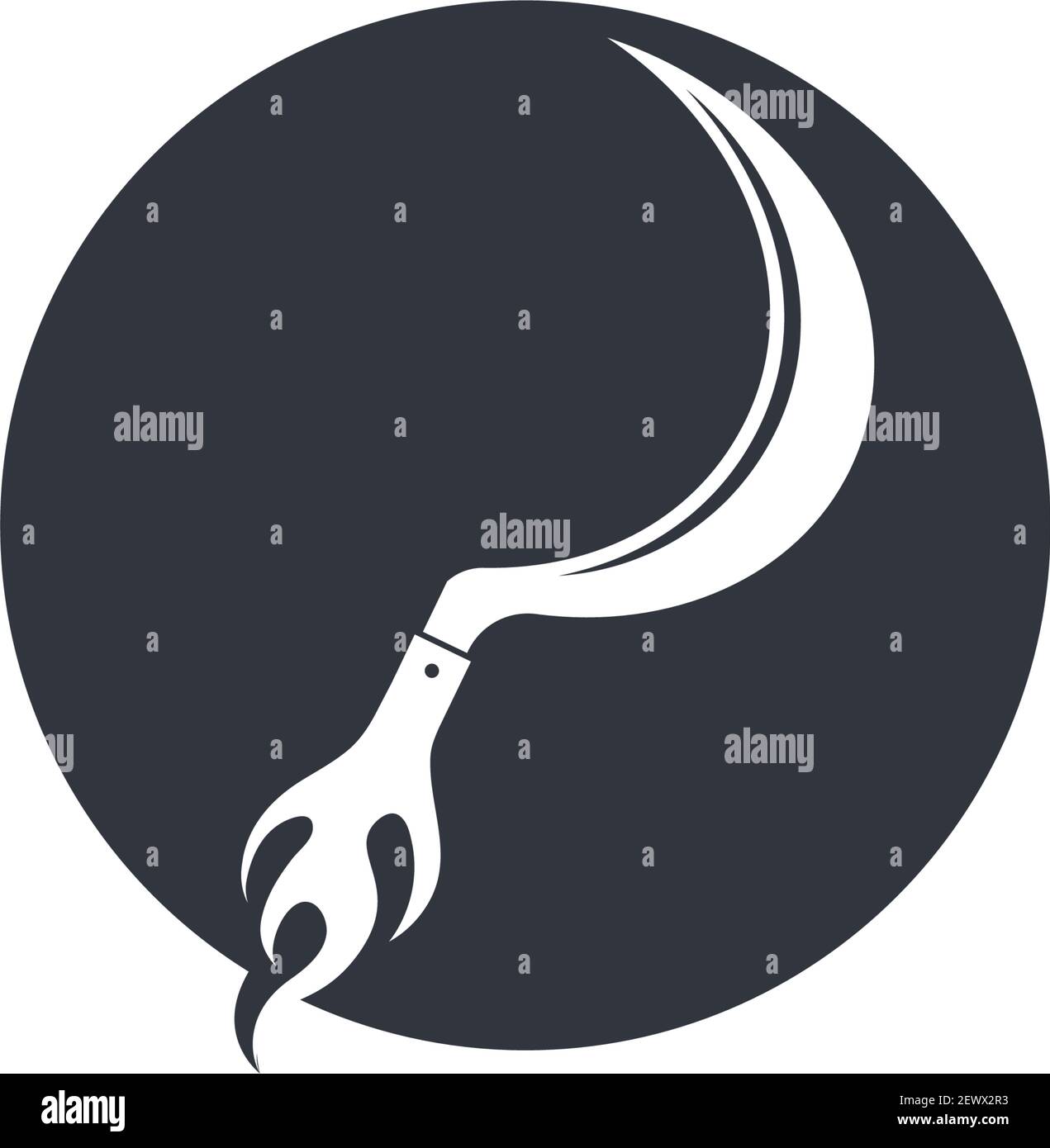 Sickle silhouette Cut Out Stock Images & Pictures - Alamy