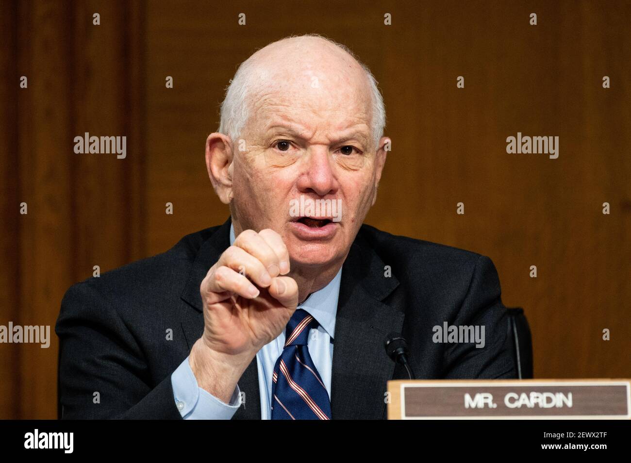Washington, United States. 03rd Mar, 2021. Senator Ben Cardin, (D-MD ...