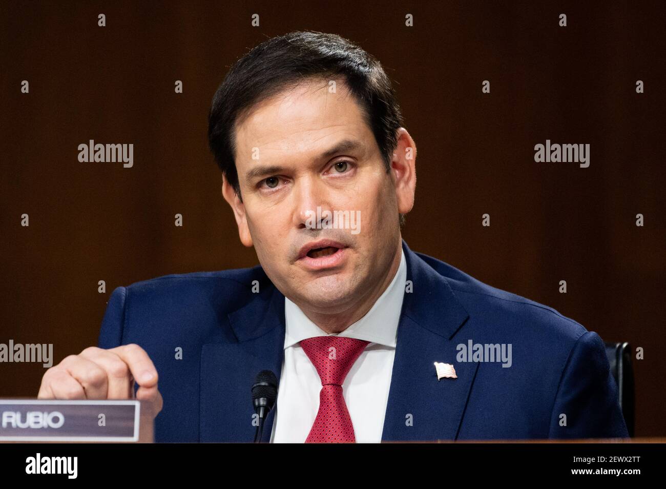 Washington, United States. 03rd Mar, 2021. Senator Marco Rubio, (R-FL ...