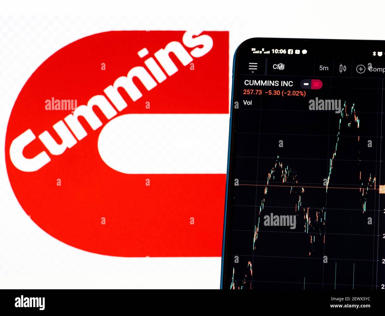 Cummins logo hi-res stock photography and images - Alamy