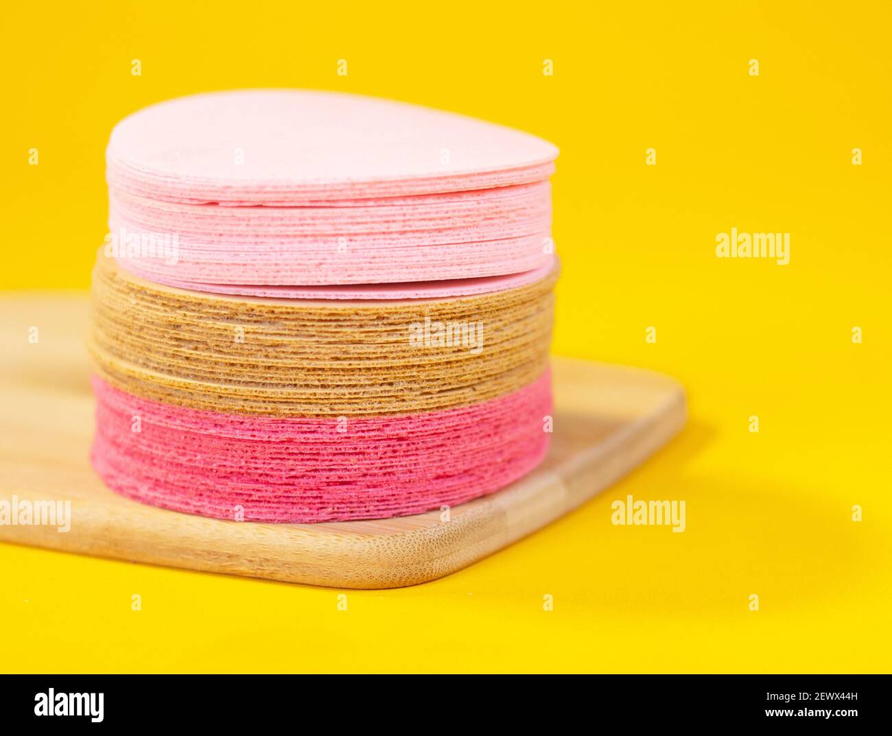 Pink wafers hi-res stock photography and images - Alamy