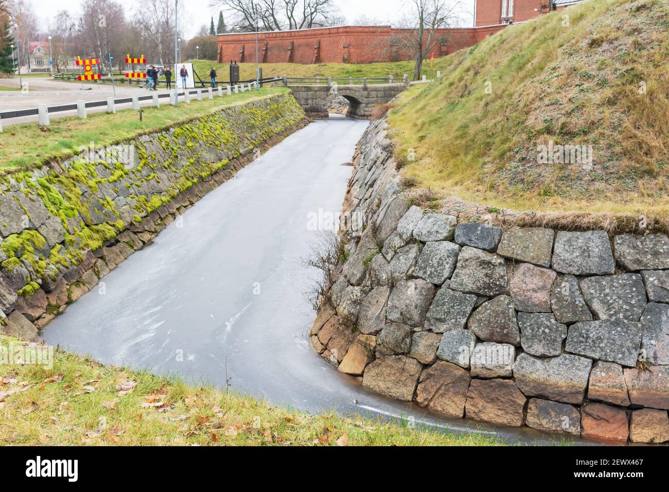 Moat in winter water hi-res stock photography and images - Alamy