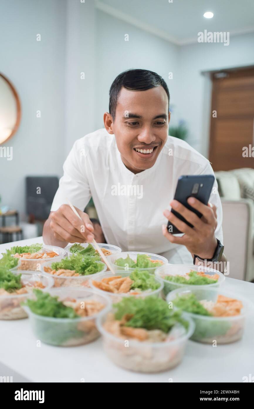 Take away menu and phone hi-res stock photography and images - Alamy