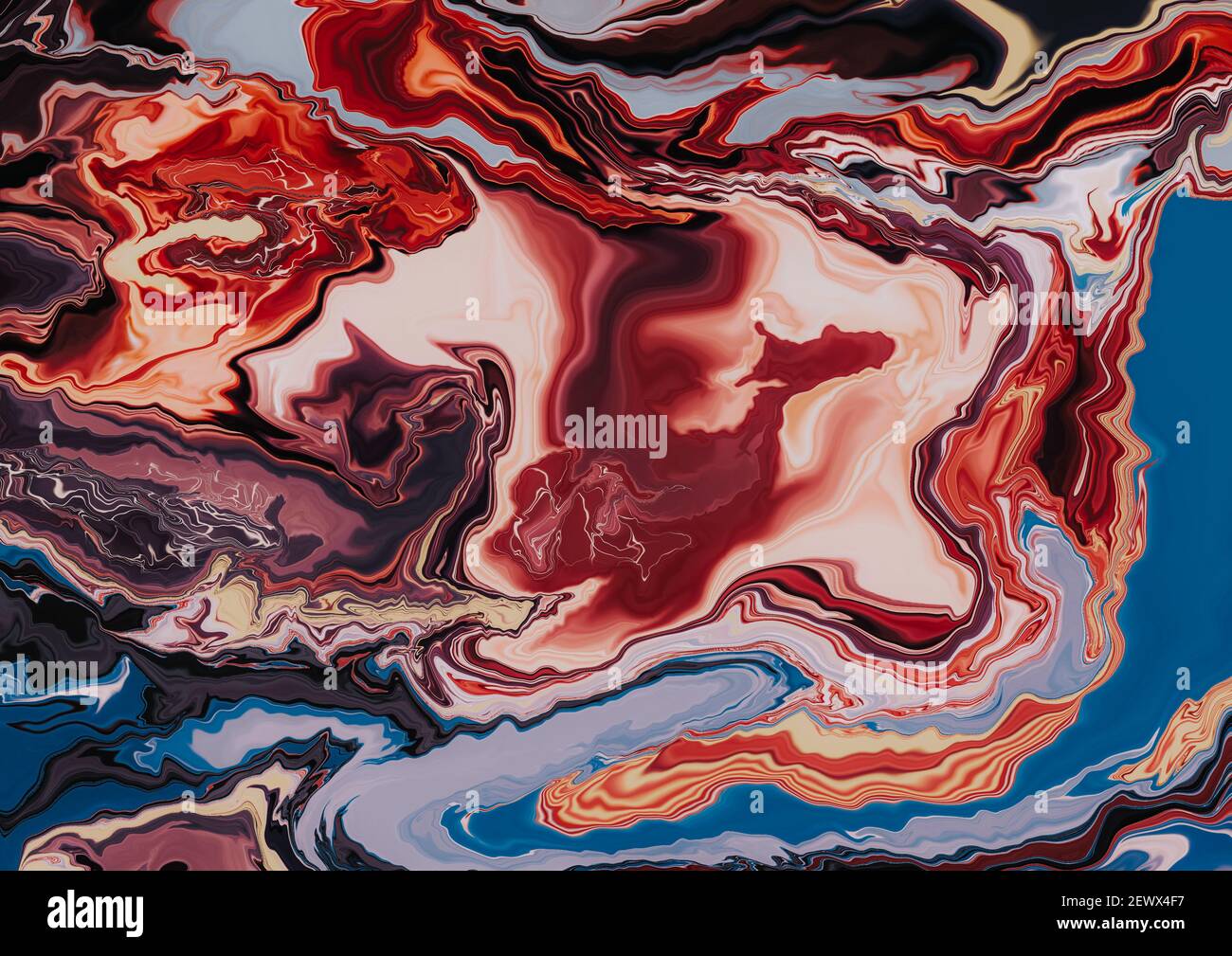 An illustration of a bright trippy background with mixed colors Stock ...