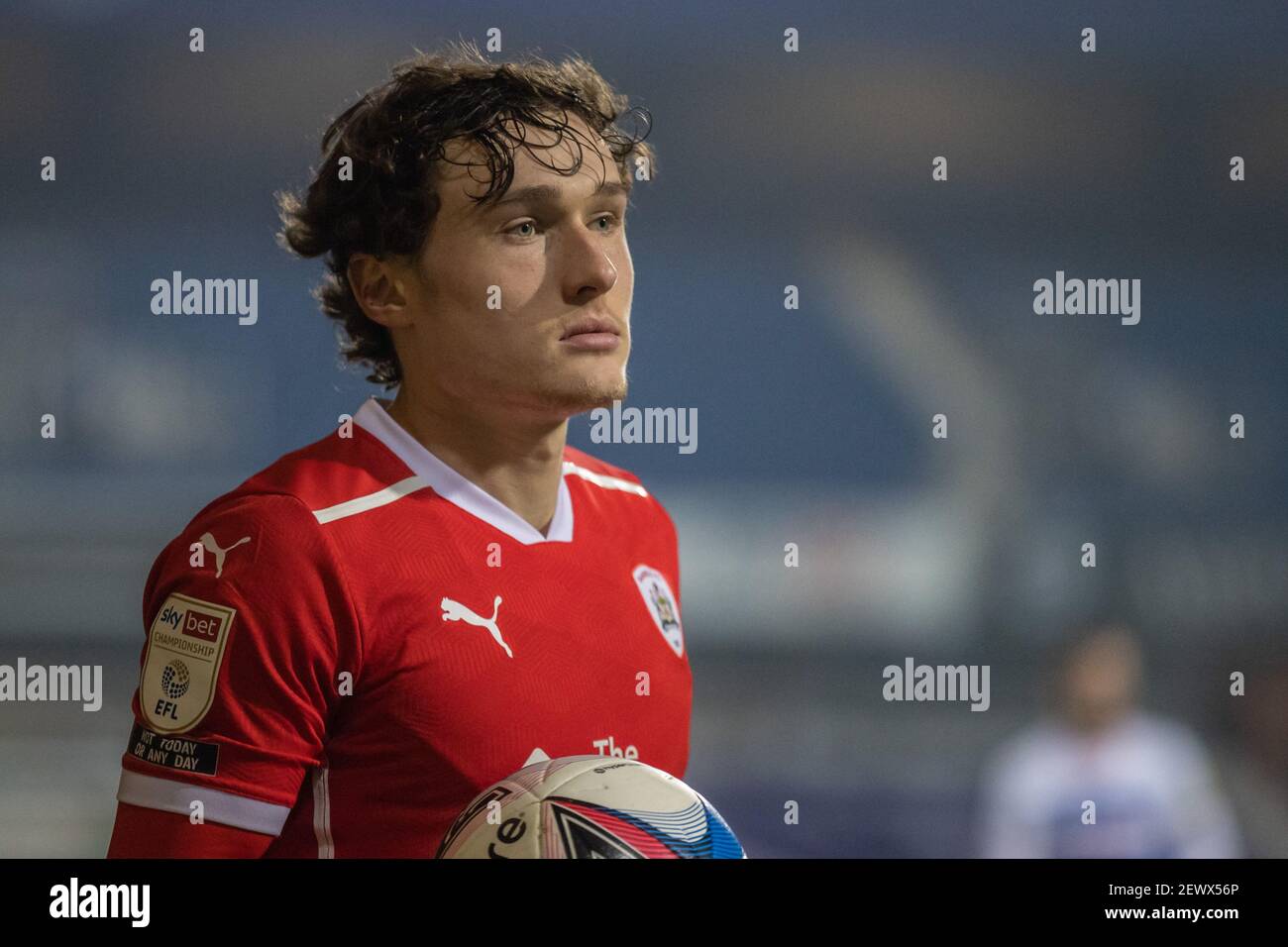 London, UK. 03rd Mar, 2021. Callum Styles #4 of Barnsley in action in ...